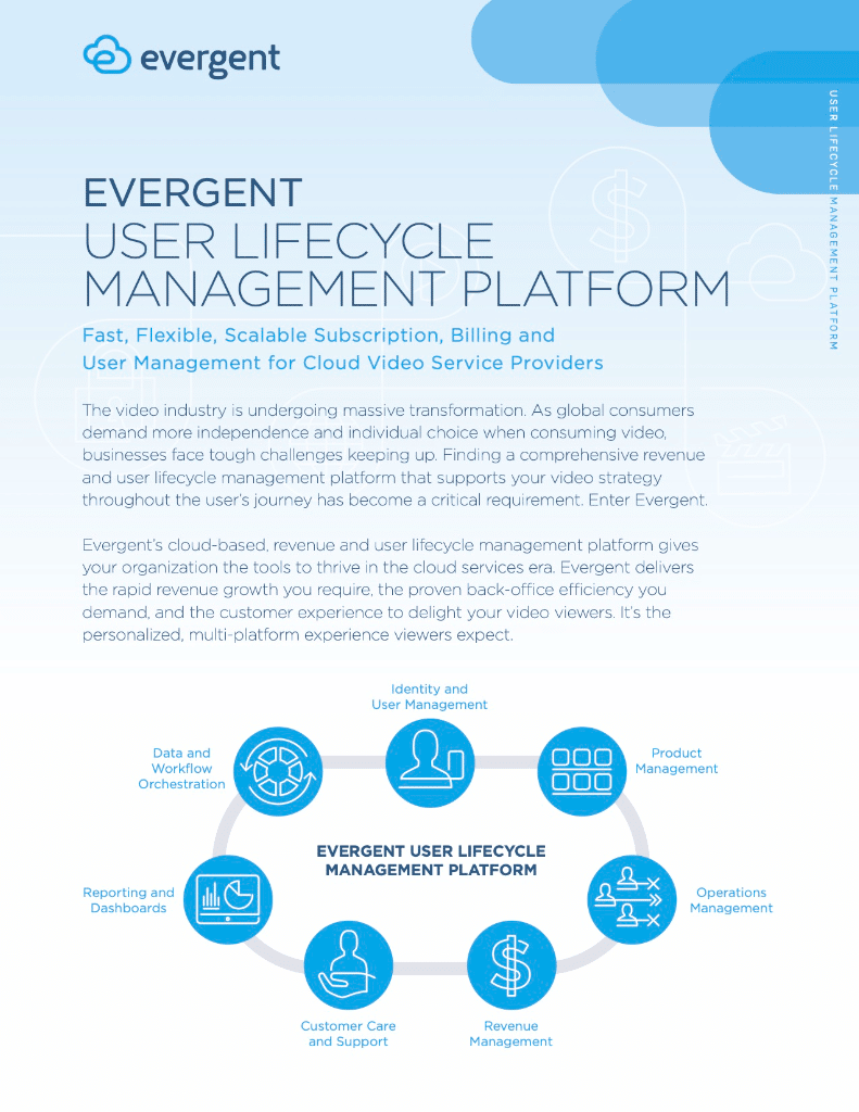 Evergent Product Overview - Evergent